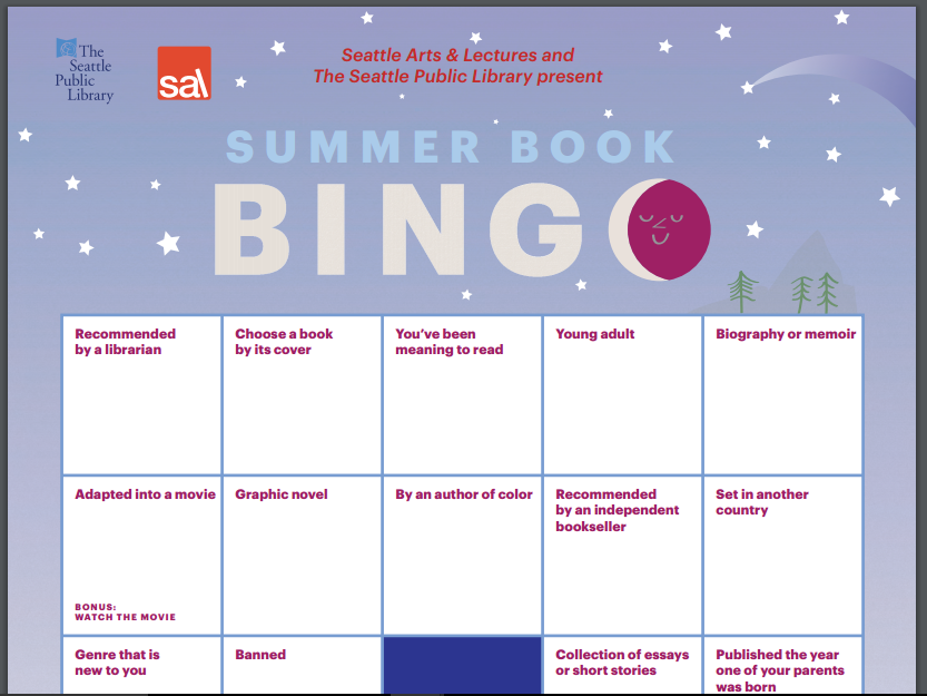 Seattle Public Library Announces Summer Book Bingo