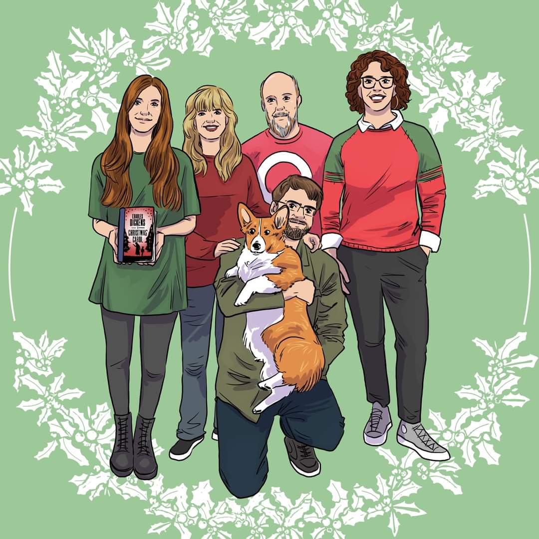 Liberty Bay Books– Cutest Holiday Staff Portrait Ever?